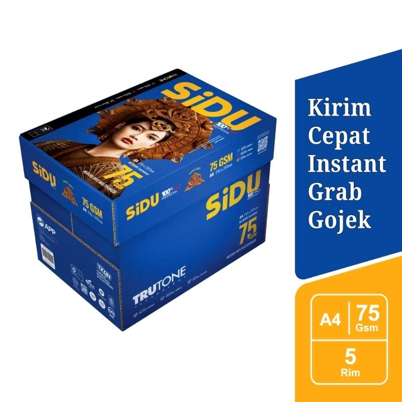 Jual Kertas HVS Sidu A4 75 gram 1 Box (Kertas Multifungsi) | Shopee Indonesia