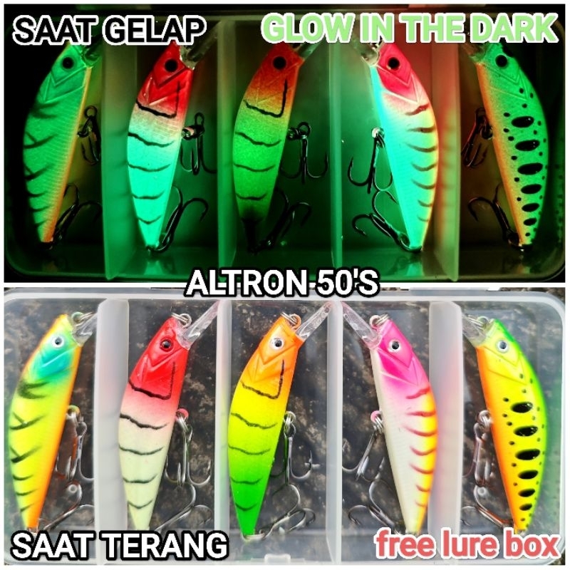 Jual paket MINNOW 5cm glow in the dark | Shopee Indonesia