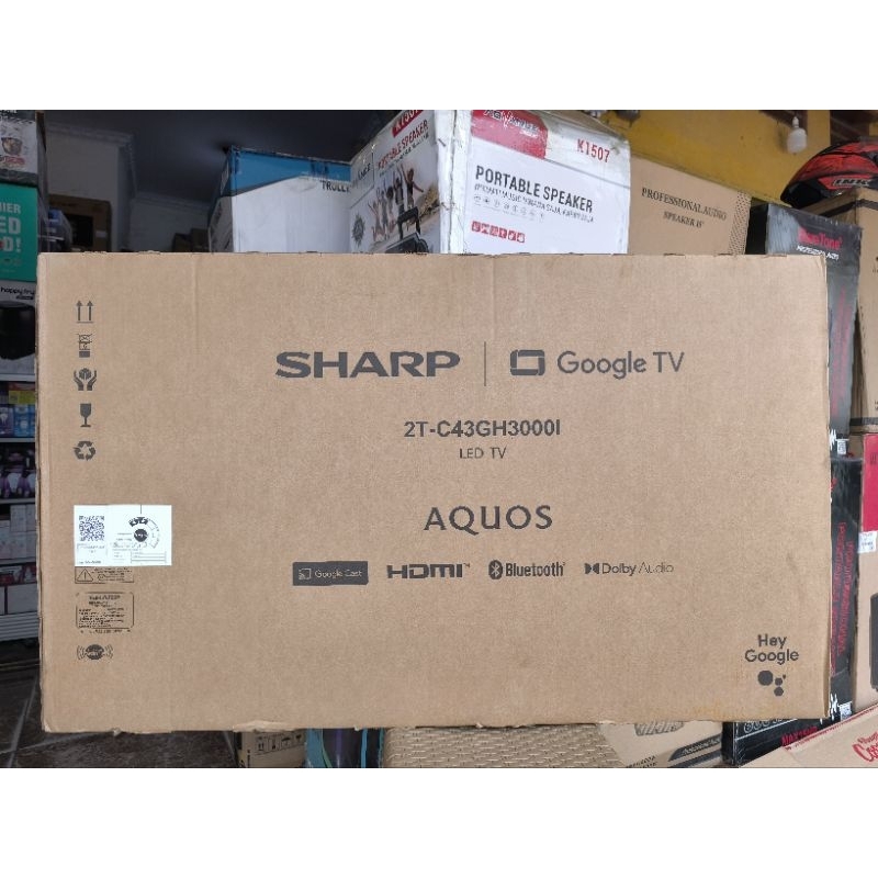 Jual LED TV Sharp 43GH/ LED TV Sharp 43 android google tv | Shopee Indonesia