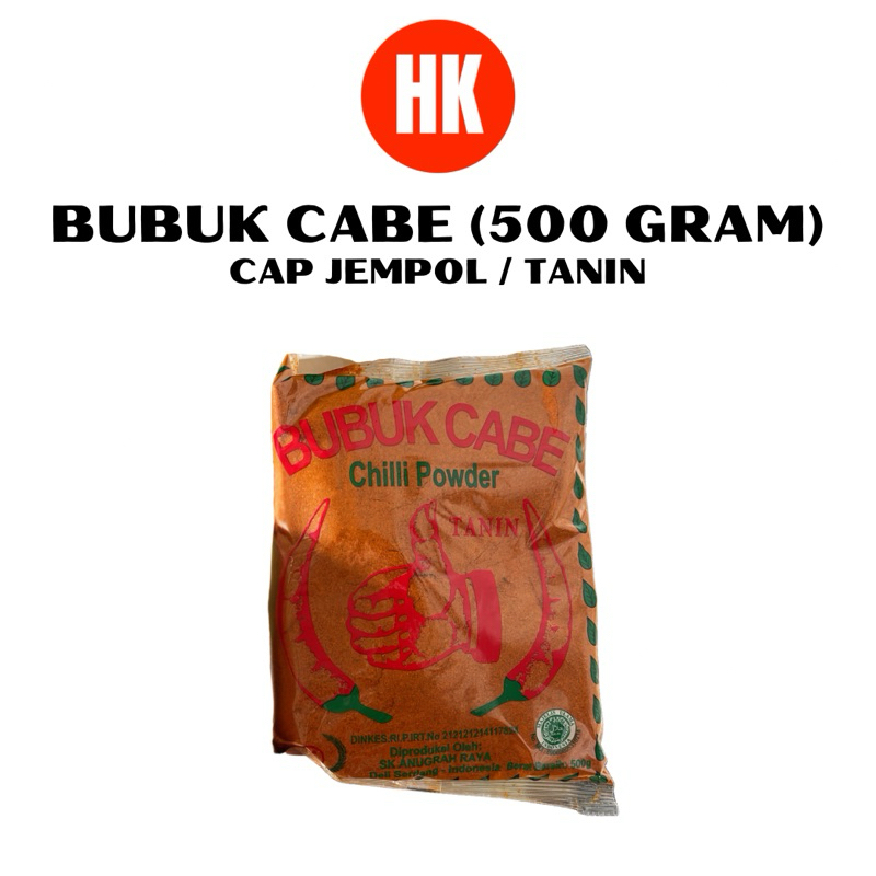 Jual BUBUK CABE / CHILLI POWDER - BUBUK KUNYIT (TURMENIC) CAP JEMPOL ...