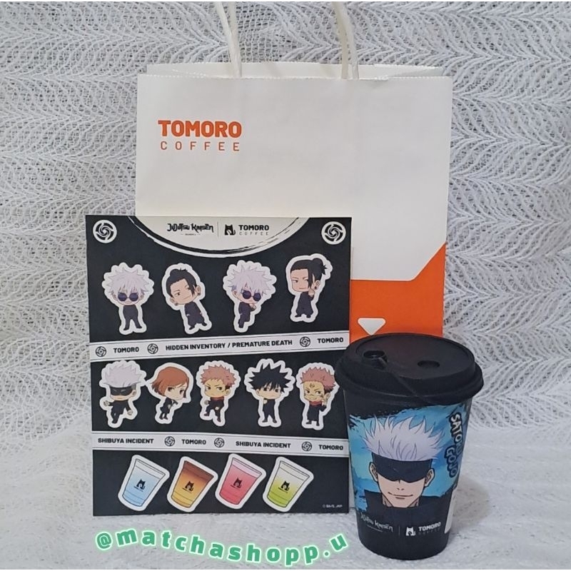 Jual Bundle Jujutsu Kaizen X Tomoro Coffee | Sticker Character Jujutsu ...