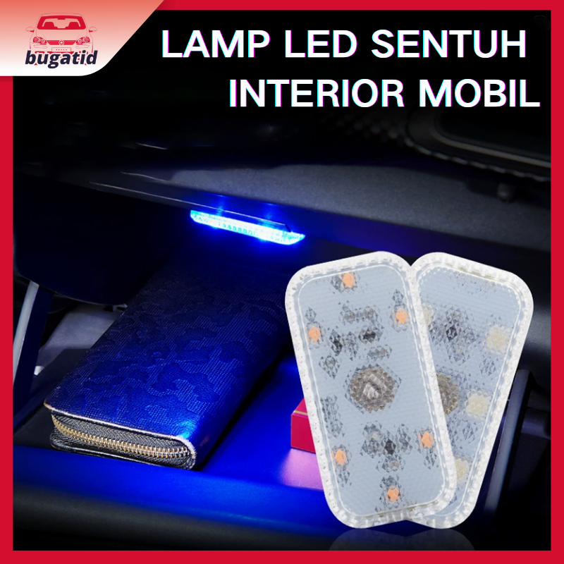 Jual Lampu LED Sentuh Interior Dashboard lampu Tempel Tanpa Kabel Mobil ...