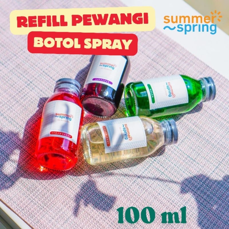 Jual Summer Spring Refill Pengharum Pewangi Botol Apel dan Spray Parfum ...