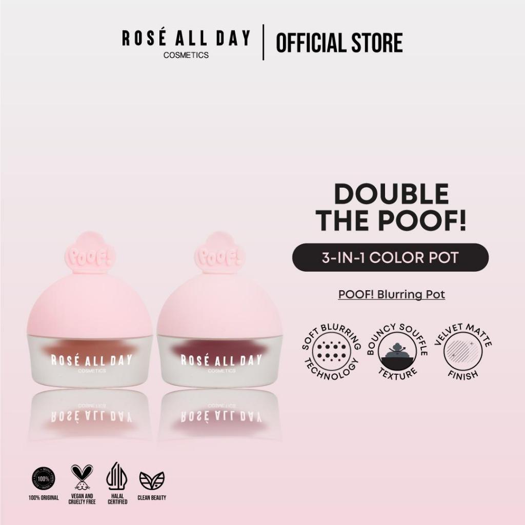 Jual Rosé All Day Double the POOF! | POOF! Blurring Pot 2 Pcs | Shopee ...