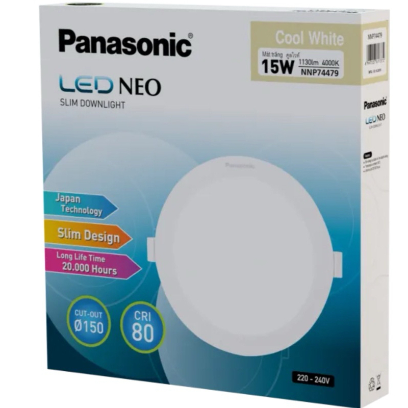 Jual PANASONIC Downlight LED NEO Slim 15w 15 Watt 4000K NNP74479 ...