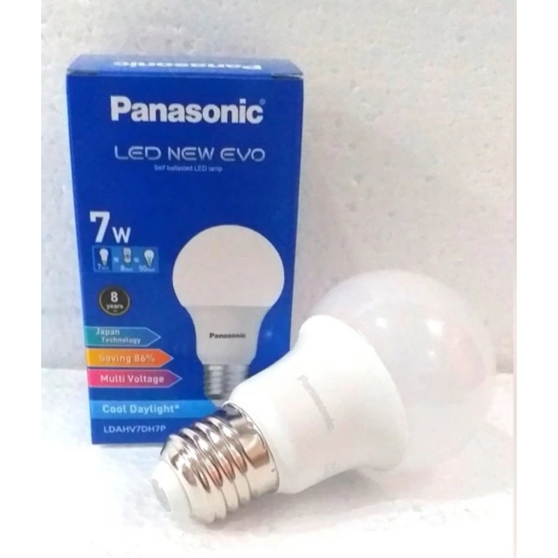Jual PANASONIC LED Bulb EVO 7 Watt Watt E27 Putih (6500K) | Shopee ...