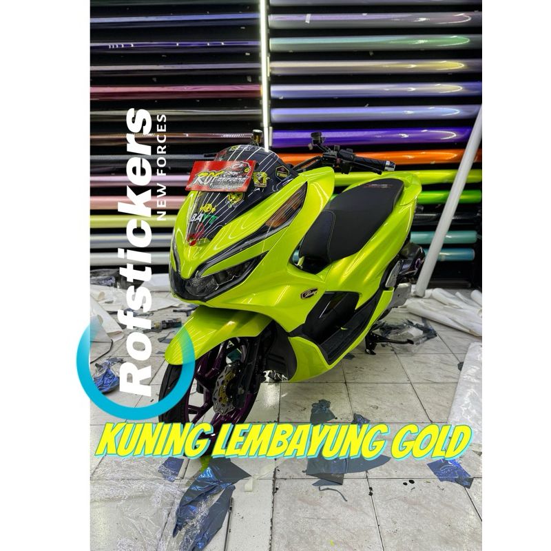 Jual sticker skotlet kuning lembayung gold megic candy | Shopee Indonesia