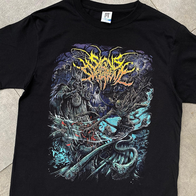 Jual KAOS ALBUM COLLISION - SIGN OF THE SWARM | KAOS MUSIK | KAOS KATUN ...