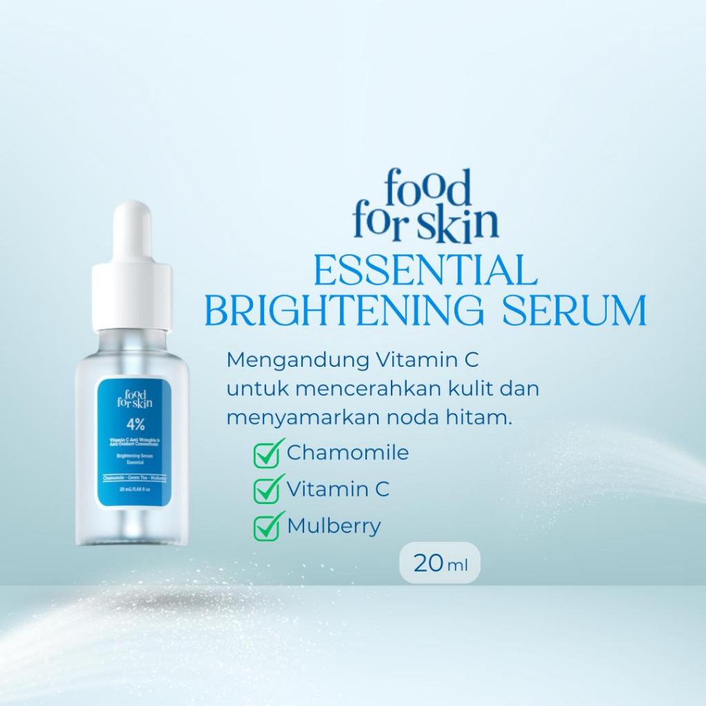 Jual Lenka - Food For Skin Essential Brightening Serum 20ml - Serum ...