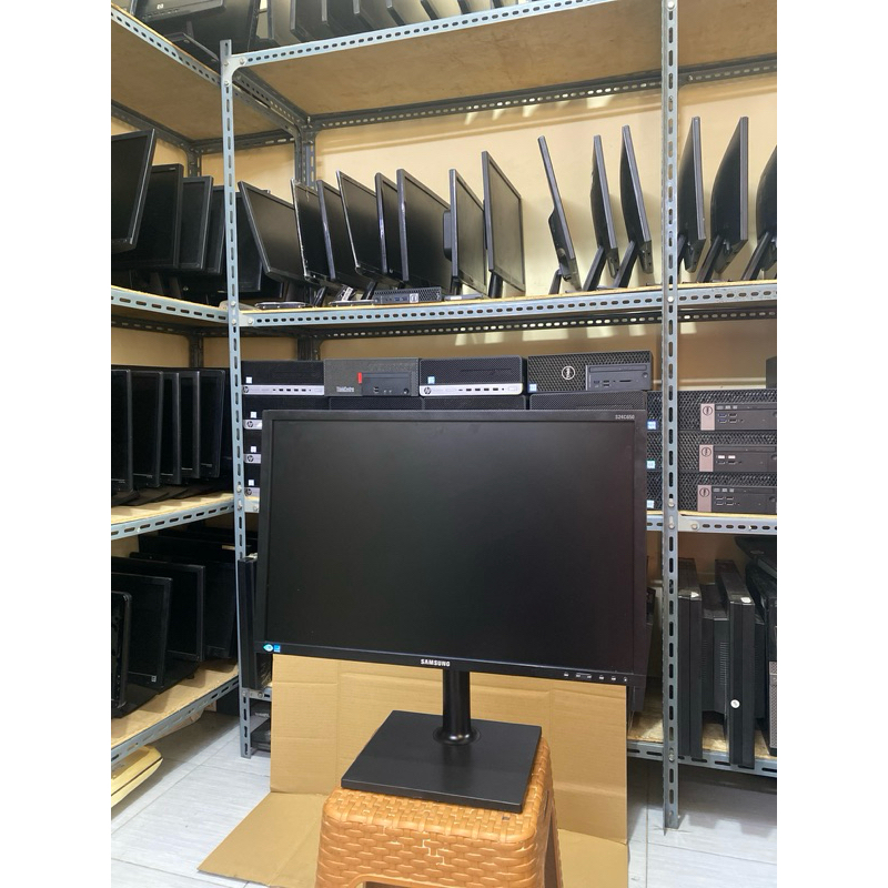 Jual Monitor Led samsung 24 in wide kaki pertikal komplit kabel ...