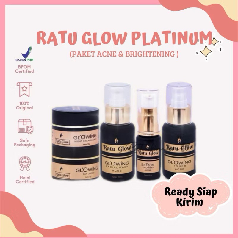 Jual RATU GLOW PLATINUM acne / ratu glow brightening original | Shopee Indonesia