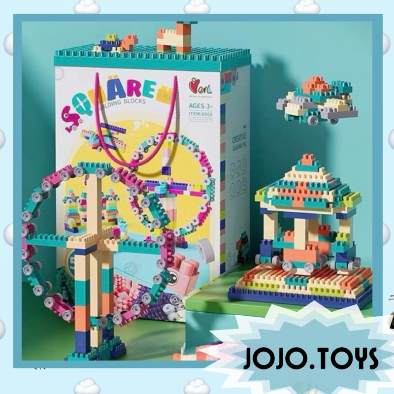 Jual kkv Oh Some Square Building Block 280pc 560pc balok susun diy ...