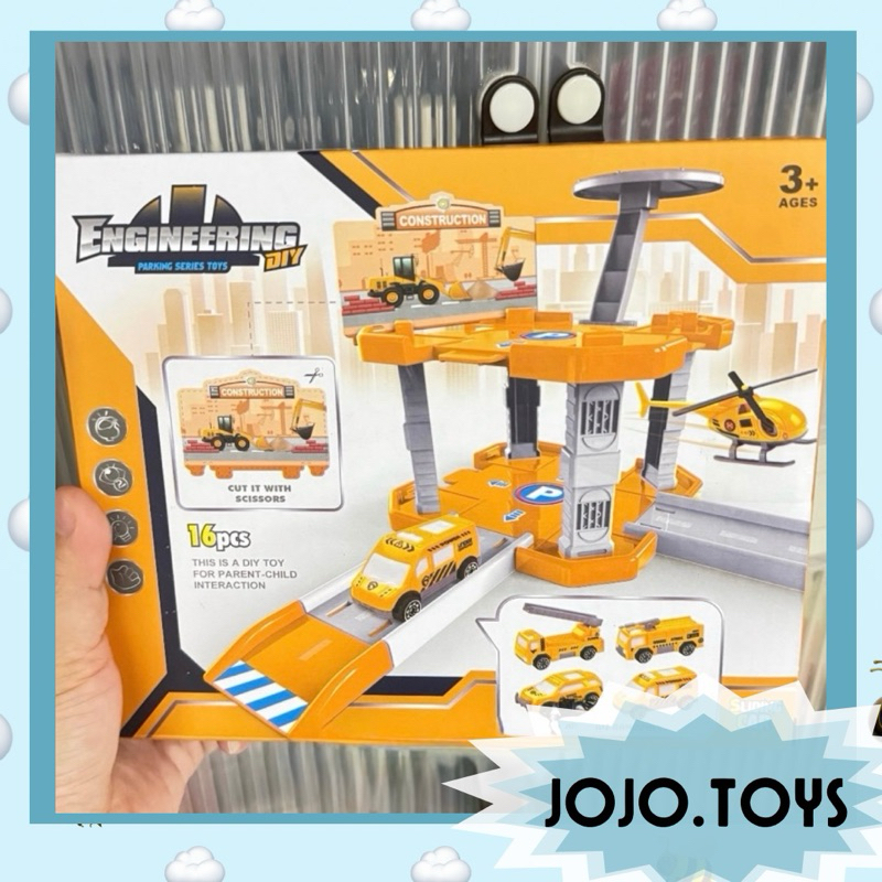 Jual Fire Diy Parking Lot - Engineering Parking Lot - Mainan Anak ...