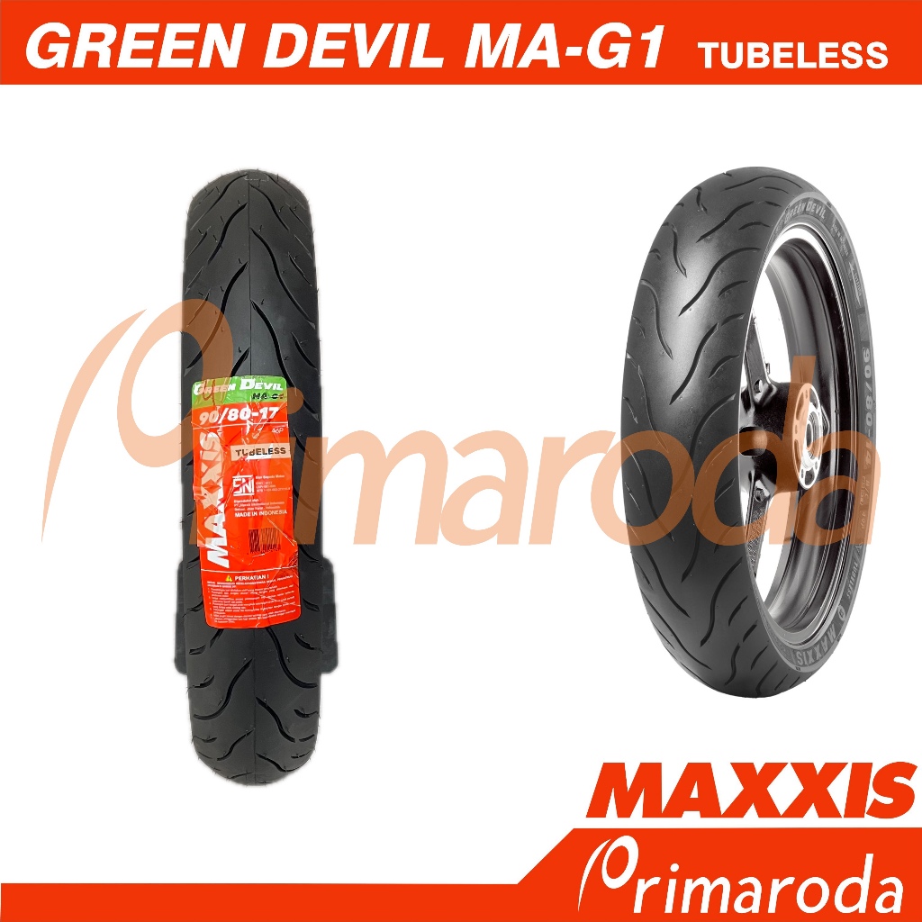 Jual Ban motor MAXXIS Green Devil MA-G1 90/80 Ring 17 90/80-17 Tubeless | Shopee Indonesia