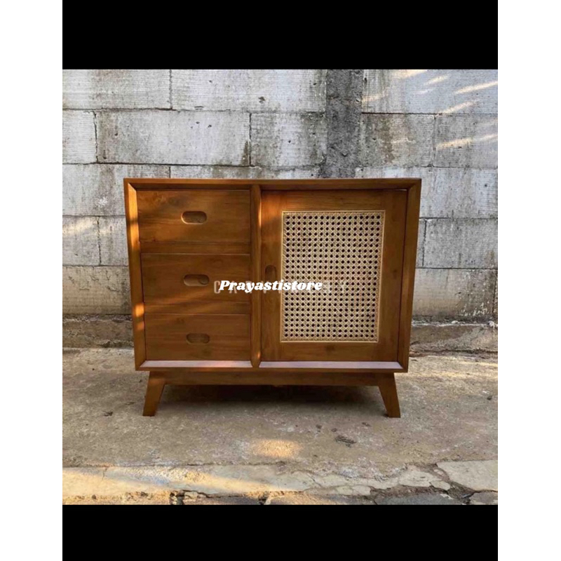 Jual bufet minimalis kayu jati bufet rotan bahan kayu jati bufet ...