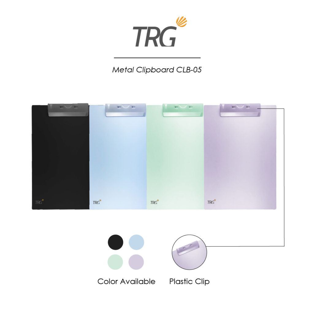 Jual TRG Metal Clipboard Pastel Color F4 CLB-05 - Papan Dada Besi Jalan ...