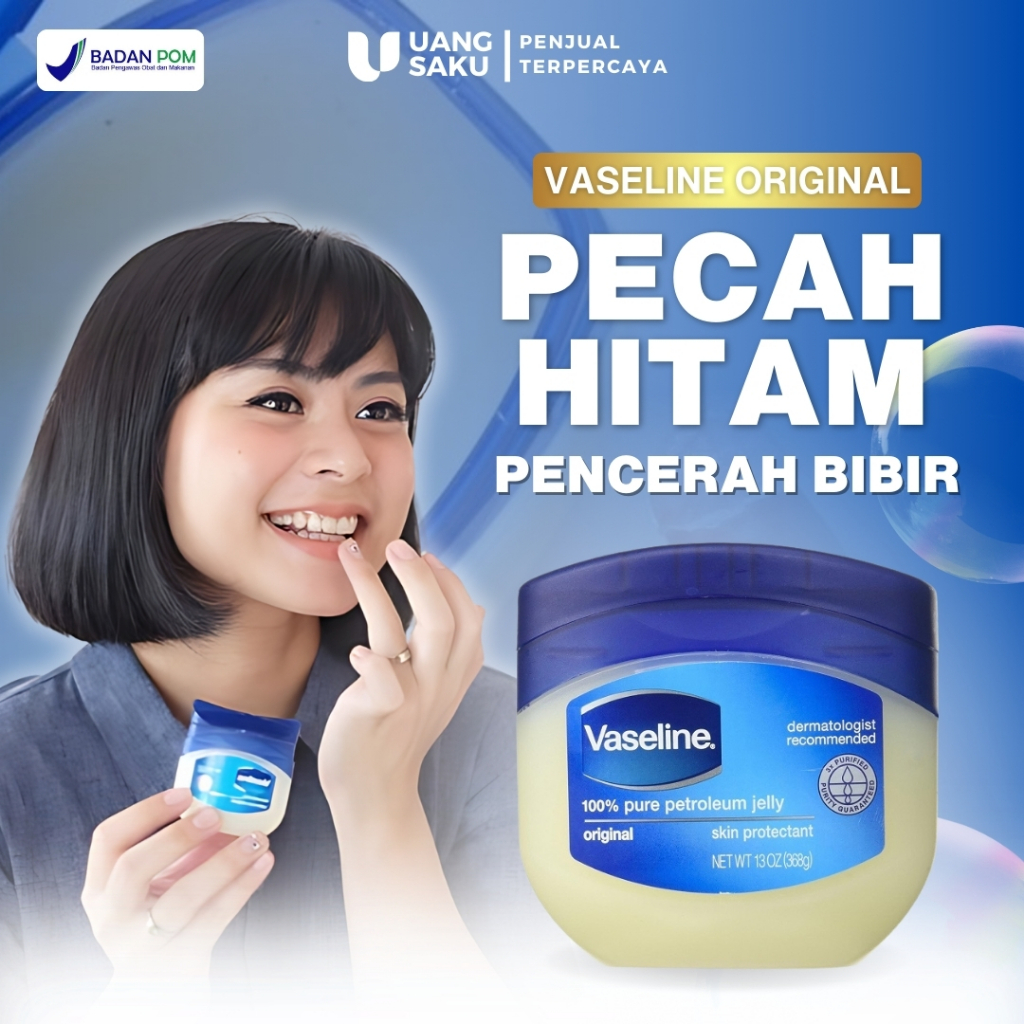 Jual Pencerah Bibir Hitam Pria Perokok - Vaseline Repairing Jelly ...