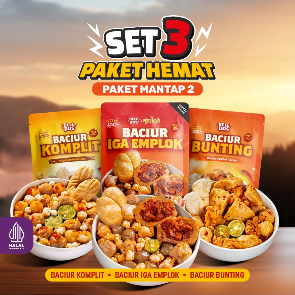 Jual Beledos Paket Mantap 2 / Baciur Komplit / Baciur Kriwil / Baciur ...