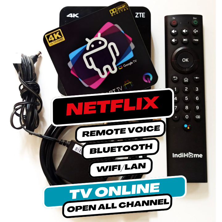 Jual STB Smart TV Box All Channel TV (REMOTE VOICE + BLUETOOTH ...