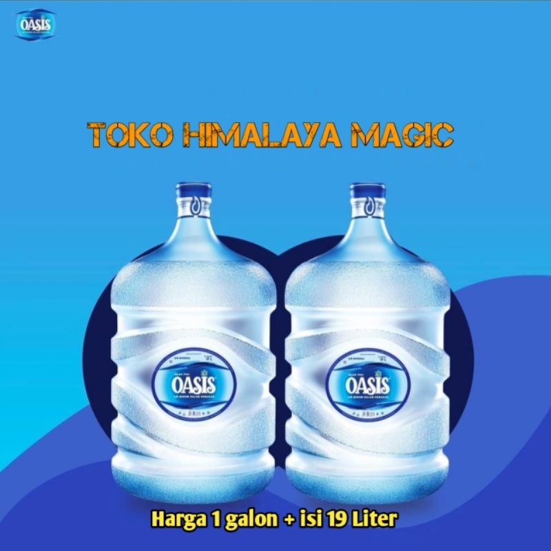 Jual OASIS Galon + isi air 19 Liter | Shopee Indonesia