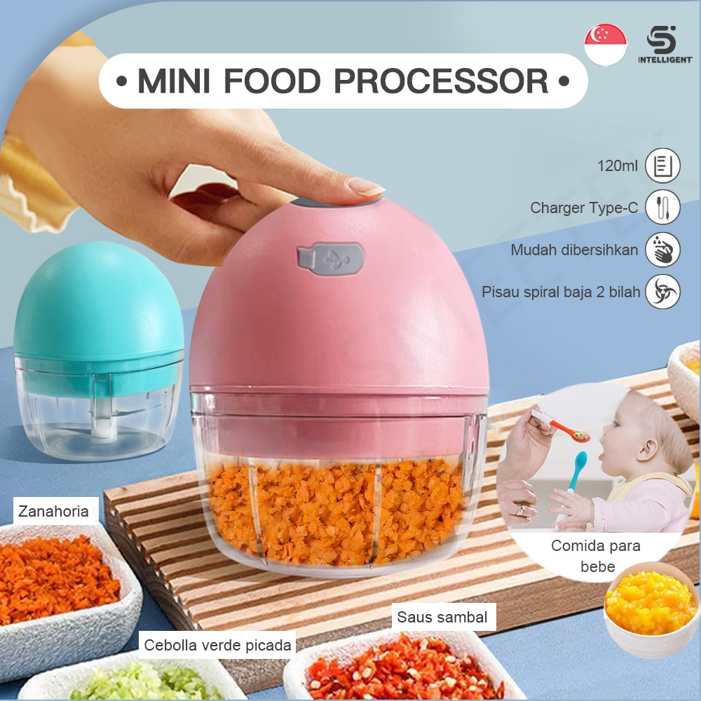 Jual Mini Chopper Blender Portable Gilingan Chopper Daging Dan Bumbu ...