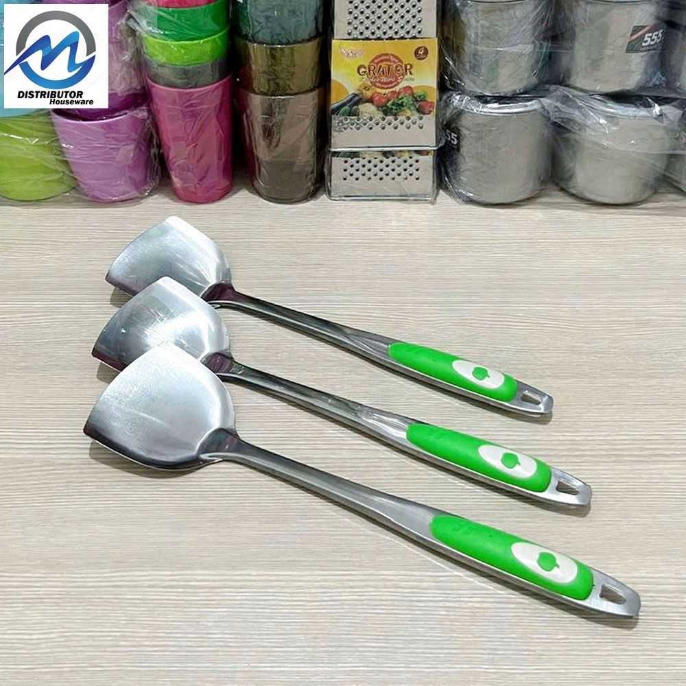 Jual Sutil Sendok Goreng Stainless APPLE | Shopee Indonesia