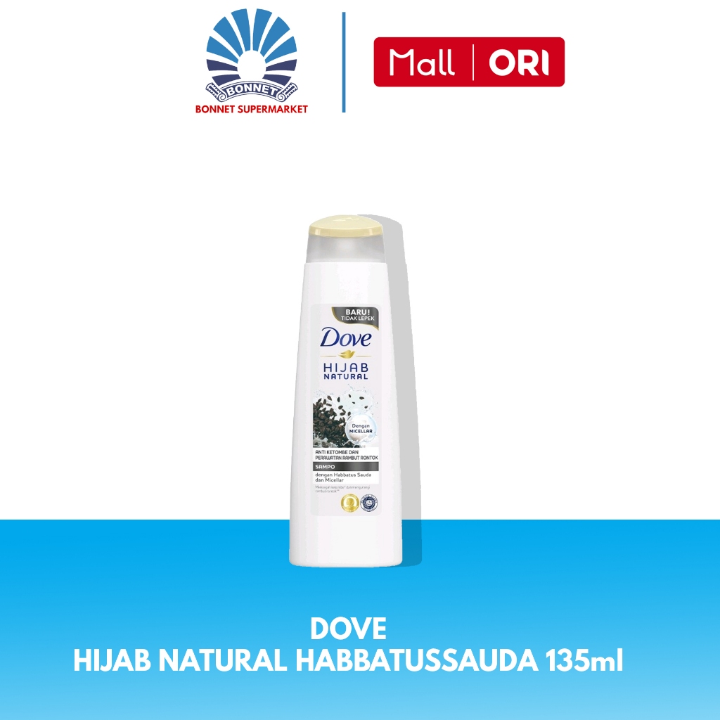 Jual Dove Hijab Natural Habbatussauda Anti Ketombe dan Perawatan Rambut ...