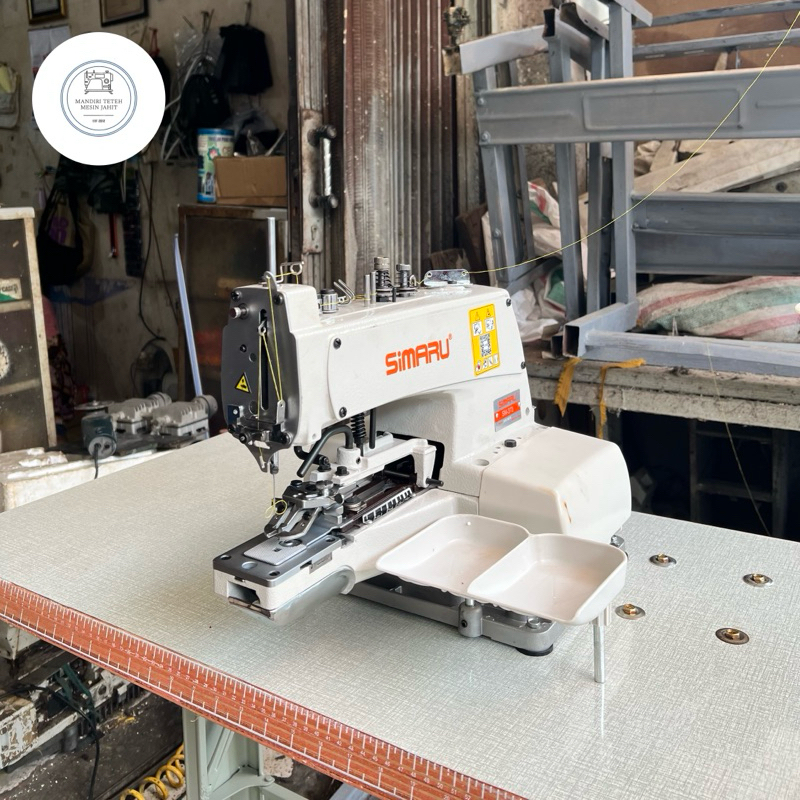 Jual MESIN JAHIT PASANG KANCING SIMARU SM373 KANCING KEMEJA/JAMUR NEW (BARU) | Shopee Indonesia