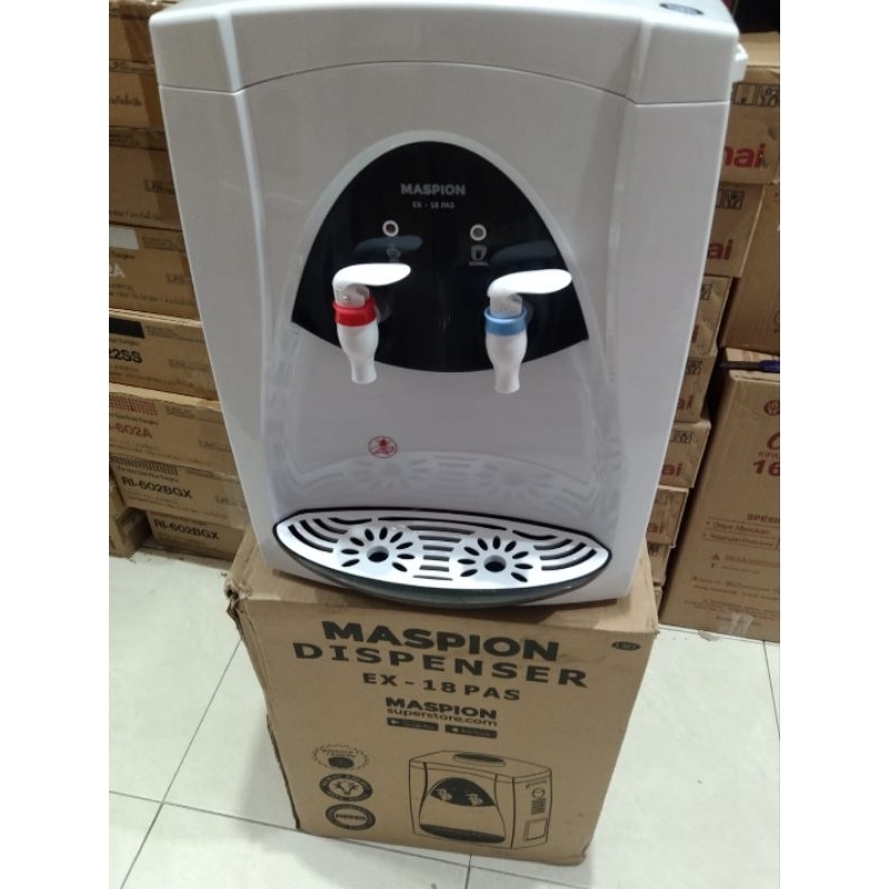 Jual Dispenser meja portable MASPION Hot /panas dan Normal EX18PAS ...