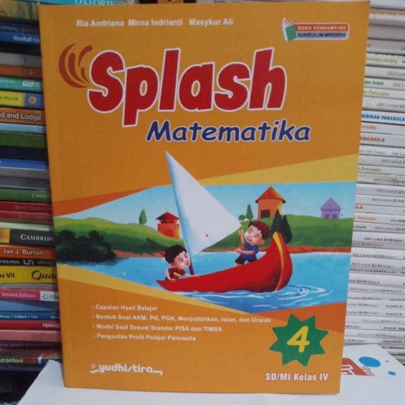Jual BUKU SPLASH MATEMATIKA UNTUK SD/MI KELAS 4-IV KURIKULUM MERDEKA ...
