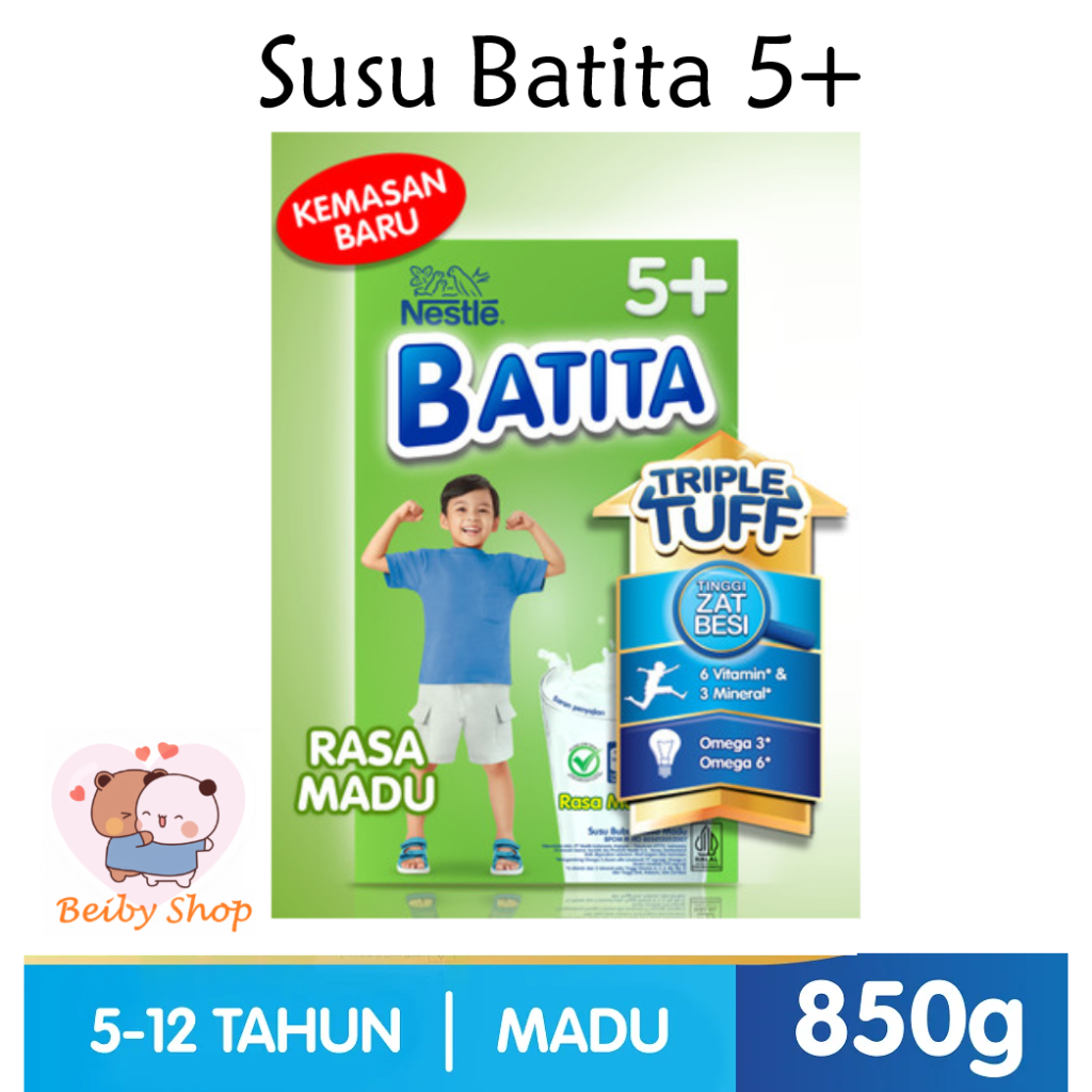 Jual Susu Nestle Batita Datita 5+ Rasa Madu Berat Isi 850Gram | Shopee ...