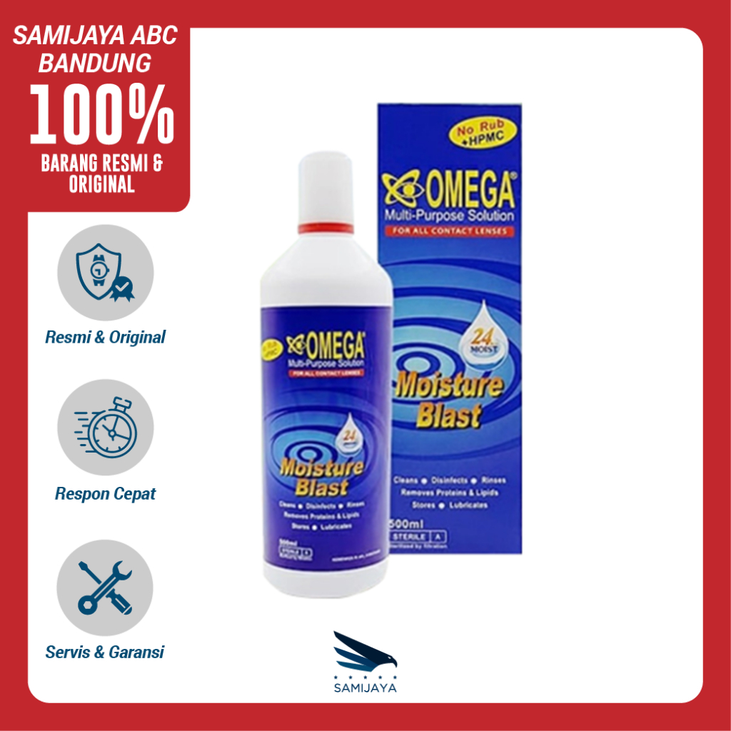 Jual Cairan Air Solution Pembersih atau Perendam Softlens OMEGA ...