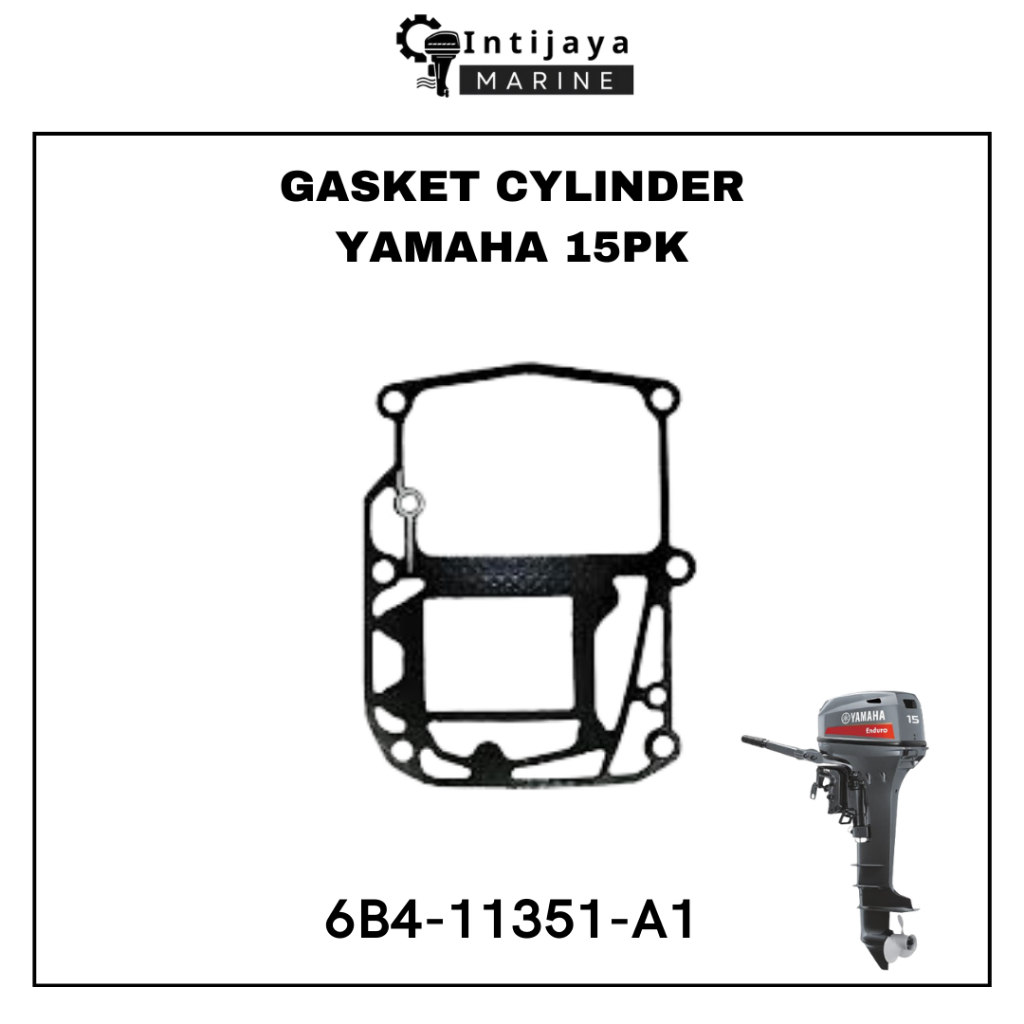 Jual 6B4-11351-A1 GASKET CYLINDER YAMAHA 15PK | GASKET DUDUK | PAKING ...