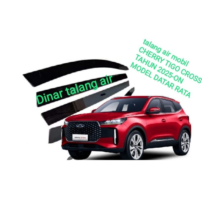 Jual talang air mobil CHERRY TIGO CROSS TAHUN 2025-ON MODEL DATAR RATA ...