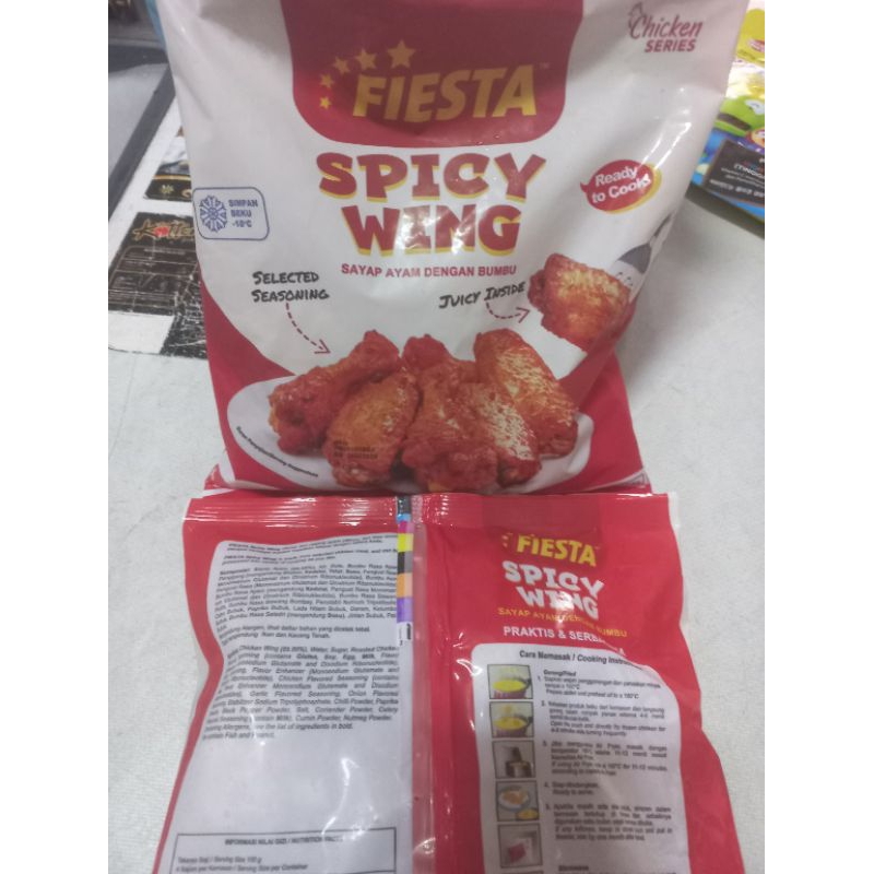 Jual Spicy wing Fiesta Sayap Ayam Fiesta Spicy Wing 400g | Shopee Indonesia