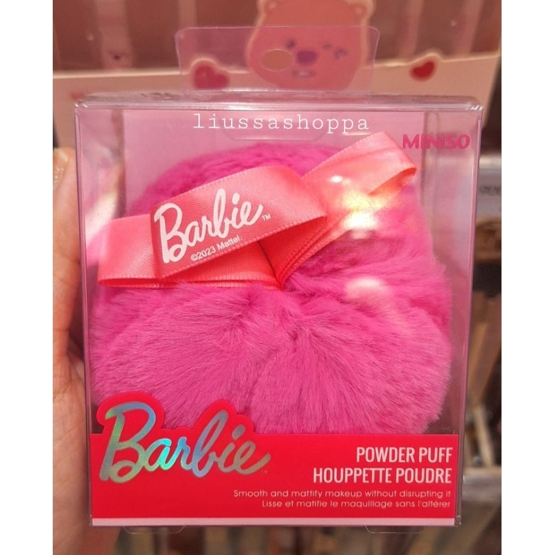 Jual Powder Puff Miniso - Barbie Collection Large Powder Puff | Shopee ...