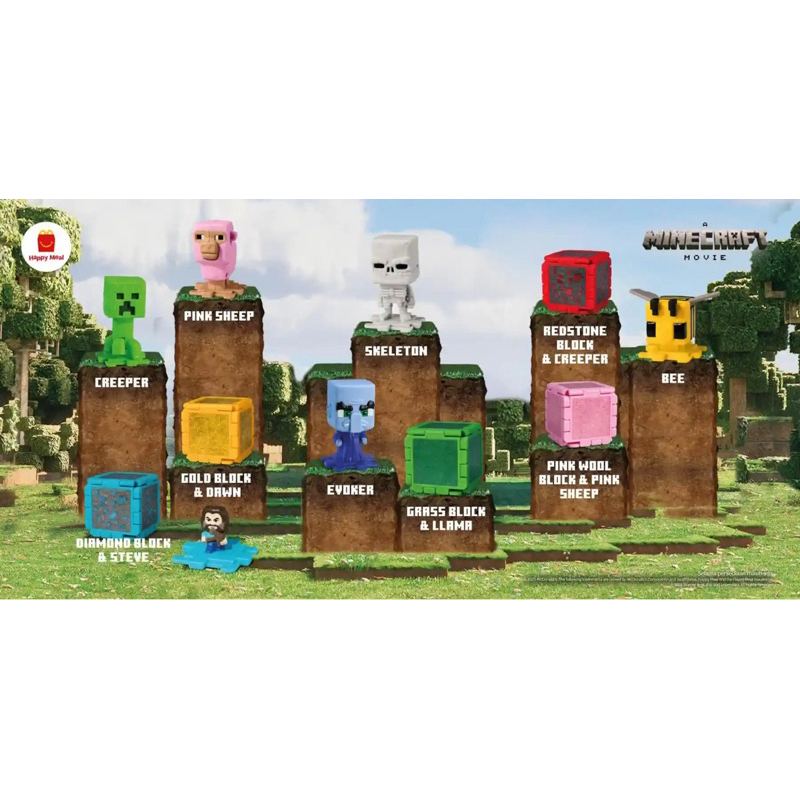Jual Mainan Happy Meal Minecraft x Mcdonalds | Shopee Indonesia