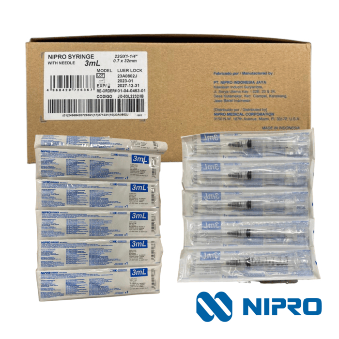 Jual Spuit 3ml nipro 1box | Shopee Indonesia