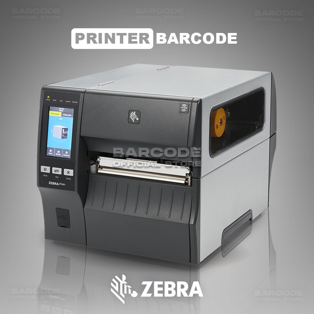 Jual Printer Barcode Zebra ZT421 Cetak Stiker Label Industrial 203 DPI ...