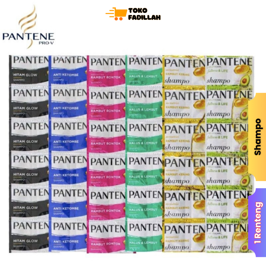 Jual Shampoo Pantene & Conditioner Renteng (12 sachet) - Semua Varian ...