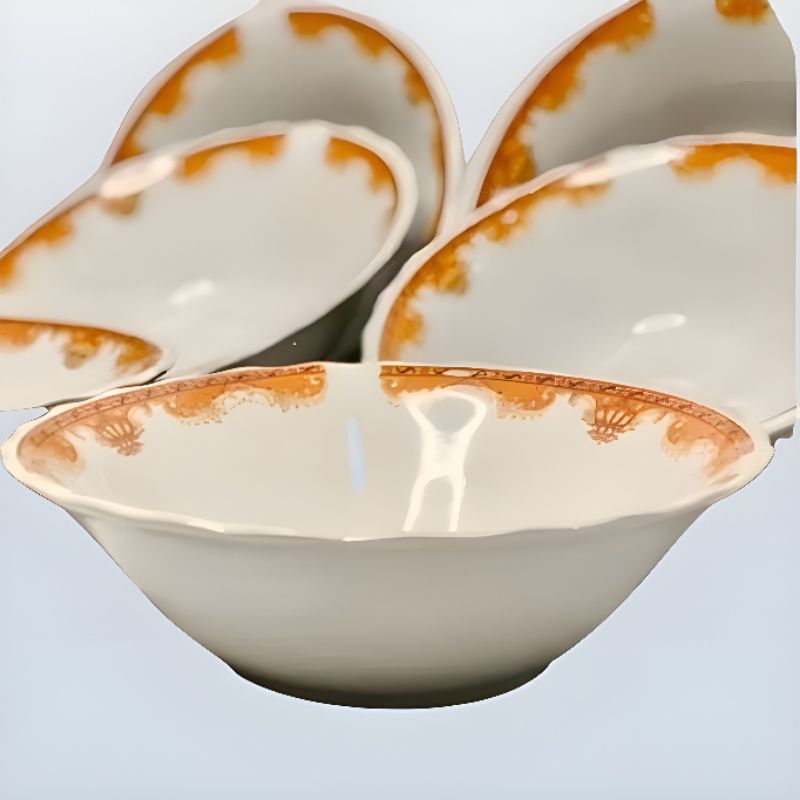 Jual Mangkok Kramik Mahkota Gold (6 pcs) | Mangkok Bakso, Sup, Bubur ...