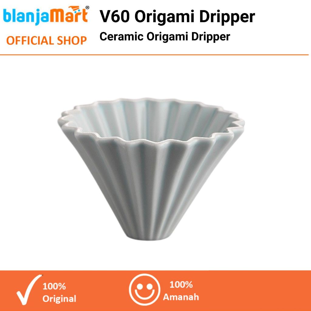 Jual V60 Dripper Model Origami Ceramic Set Manual Filter Coffee Brew Manual Filter Coffee Brew ...