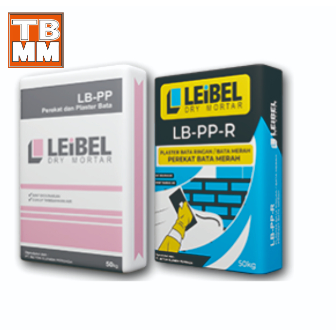 Jual LEIBEL DRY MORTAR PLESTER 50KG / MORTAR INSTANT LEIBEL PLESTER ...
