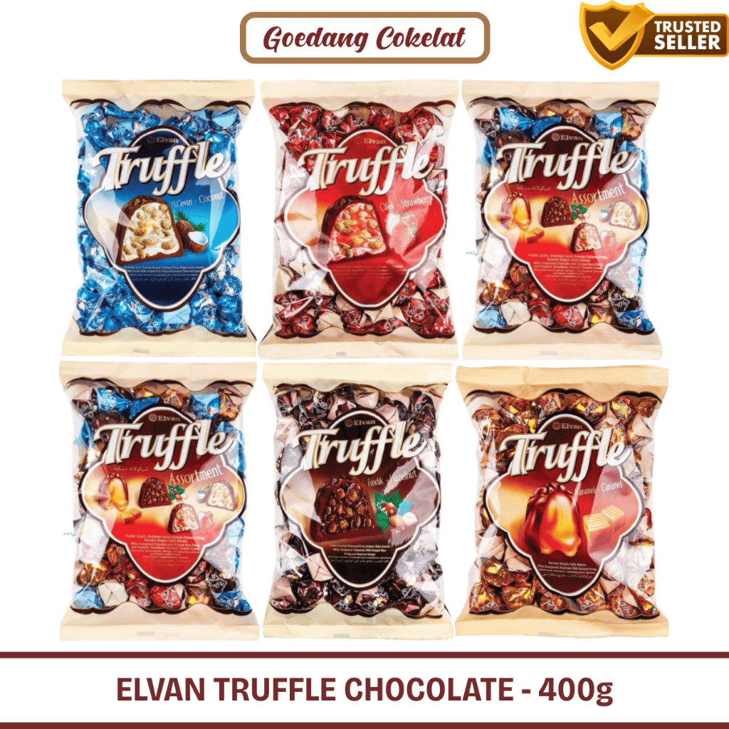 Jual Elvan Truffle Chocolate Coklat Arab Turki Assortment Caramel ...
