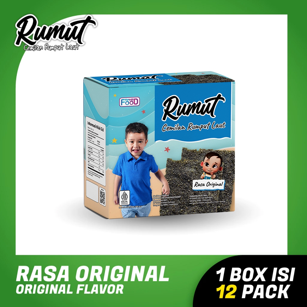 Jual Rumut Goreng Rasa Original 4gr - Rumput Laut Goreng Praktis Rendah ...