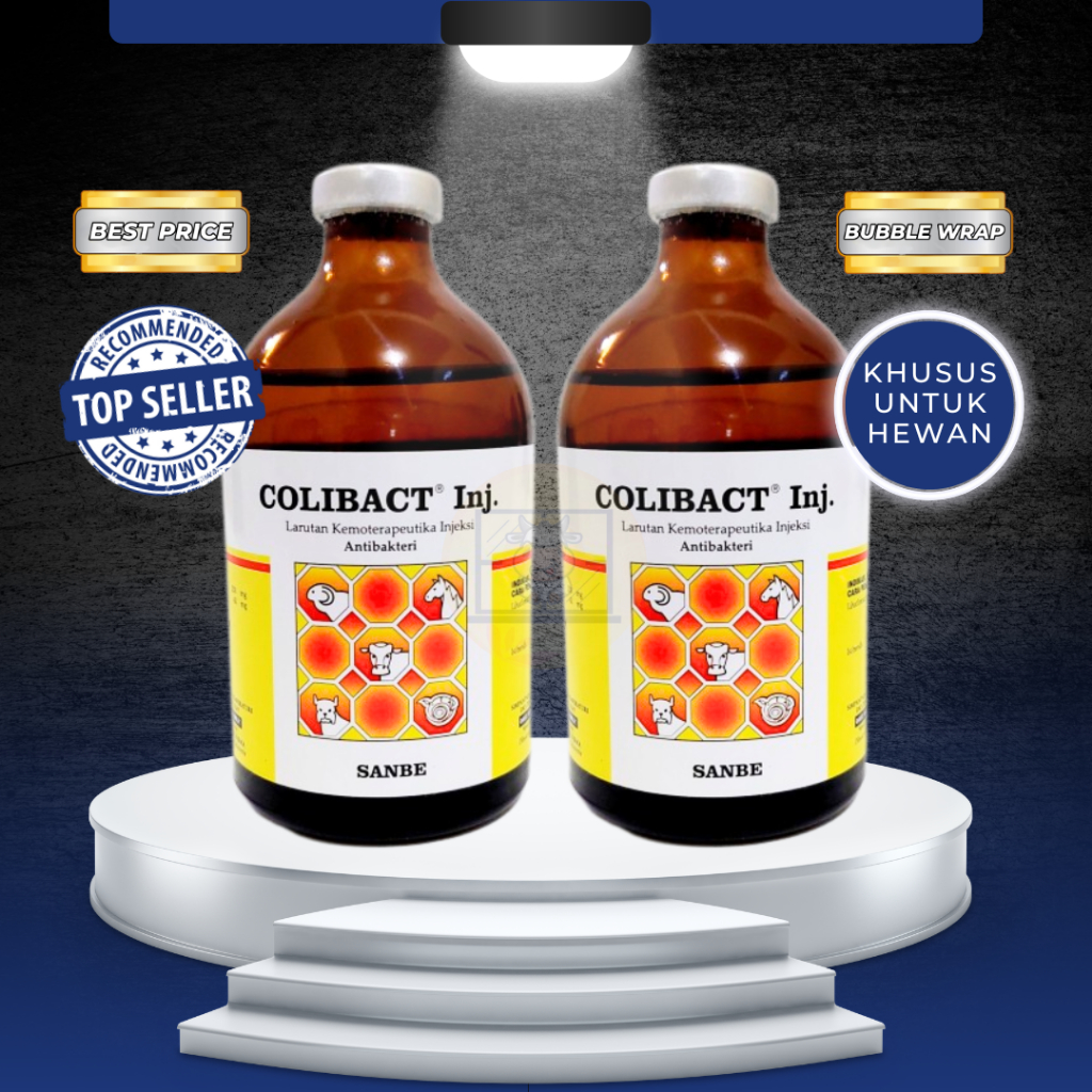 Jual COLIBACT INJ 100 ML – Untuk Hewan Sapi Kambing Anjing Unggas ...