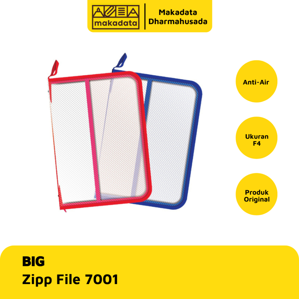 Jual ZIPP FILE / ZIPPER BAG / MAP DOKUMEN BIG 7001 RESLETING JUMBO ...