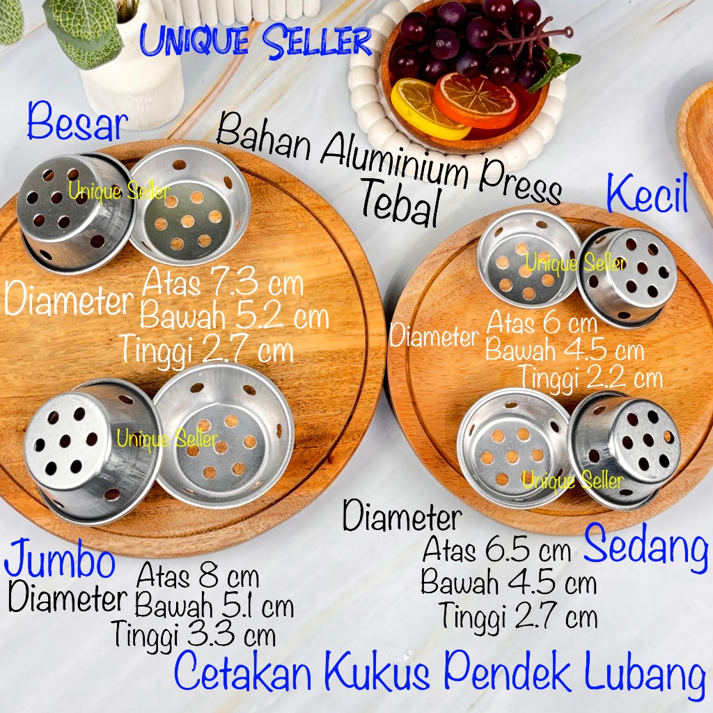Jual [Isi 12] Cetakan Bolu Kukus Pendek TEBAL Merk SURYA / Cetakan Bolu ...