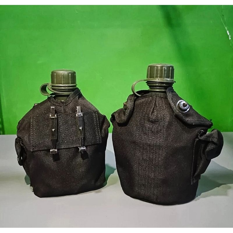 Jual Sepaket Botol minum militer botol camping plus panci air dan ...
