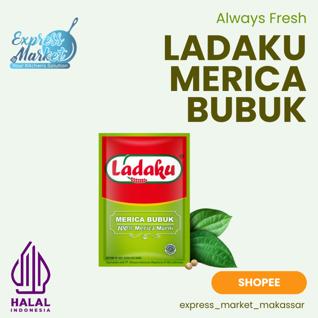 Jual Ladaku Merica Bubuk Bumbu Merica Instant Sachet 2,5gr | Shopee ...